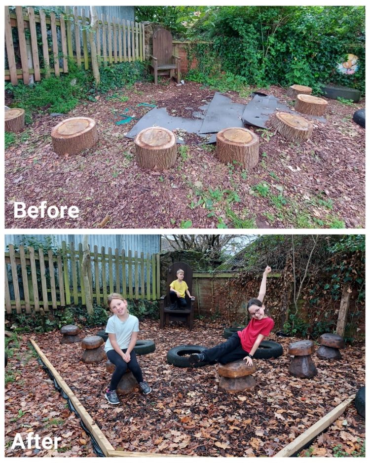 Kenn PTFA Transform EYFS outdoor learning space